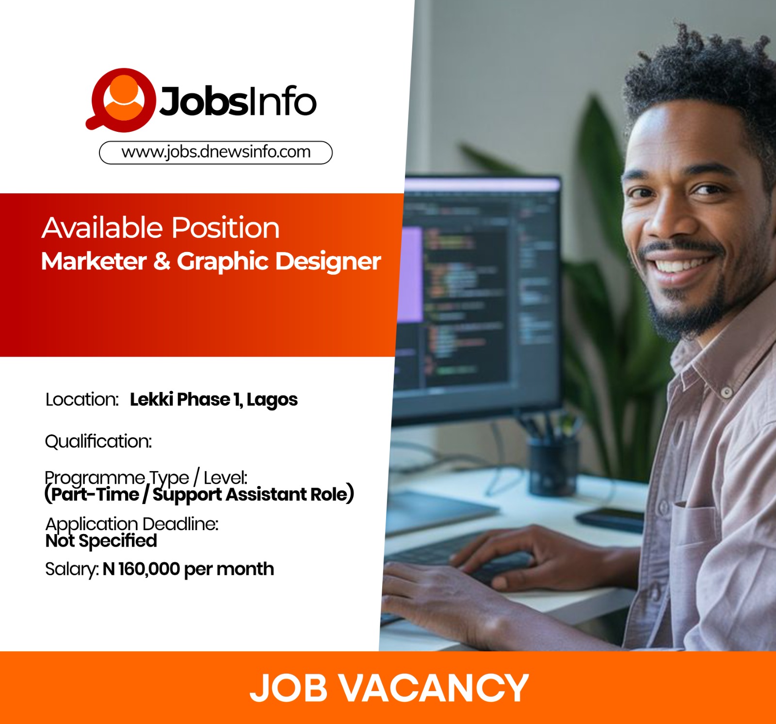 Marketing & Graphic Designer (Part-Time / Support Assistant Role ...